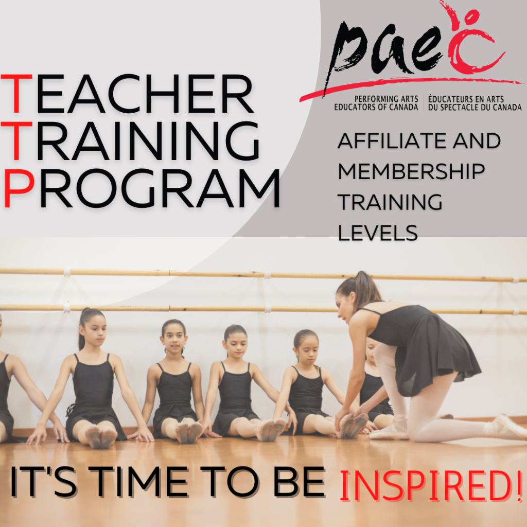 Dance Teacher Training Program - Performing Arts Educators of Canada